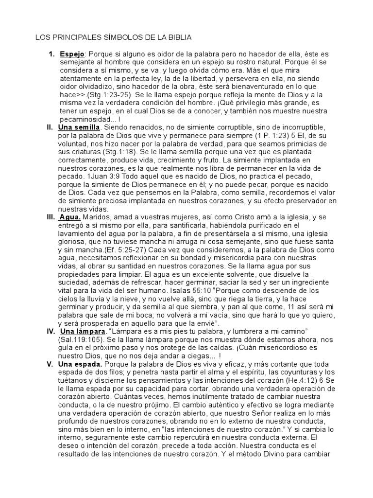 Simbolos de La Biblia | PDF | Pecado | Creencia religiosa y doctrina