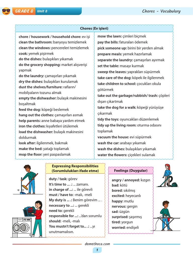 Grade 8: Unit 8 | PDF