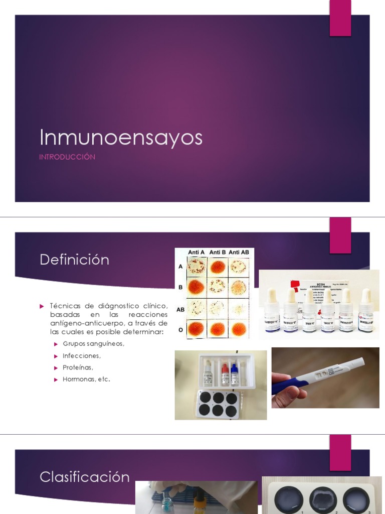 Inmunoensayos: Tipos y Aplicaciones | PDF | Salmonela | Anticuerpo