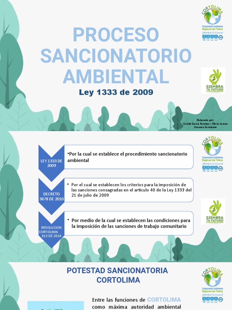 Proceso Administrativo Sancionatorio y Relacionados - Exposición | PDF | Multa (pena) | Fauna