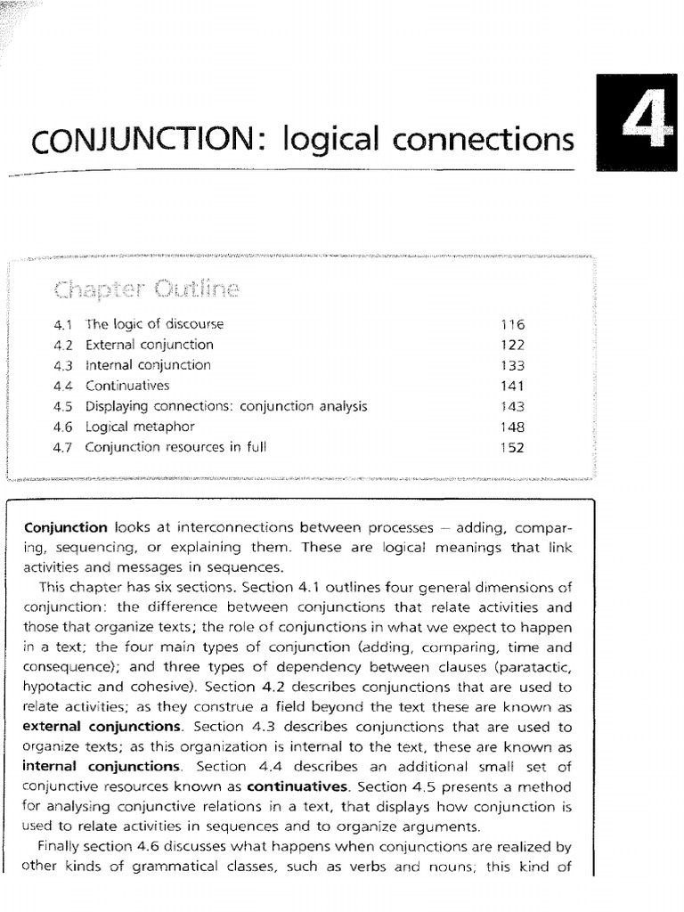 Analyzing Conjunction in Discourse | PDF | Argument | Logic