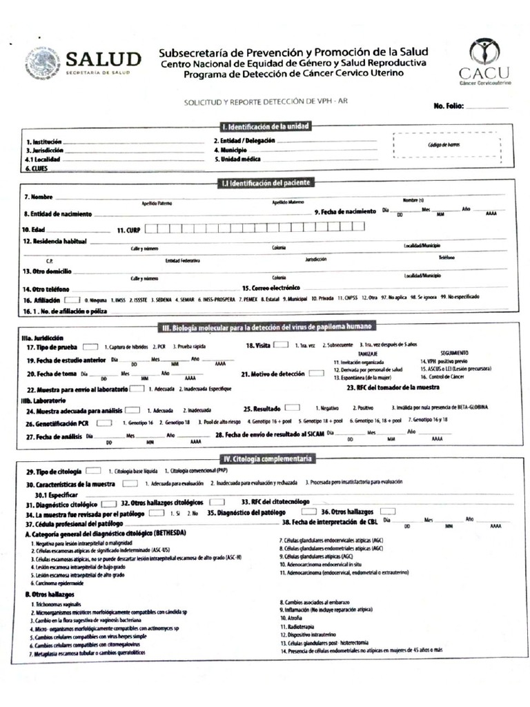 Formato para PCR | PDF