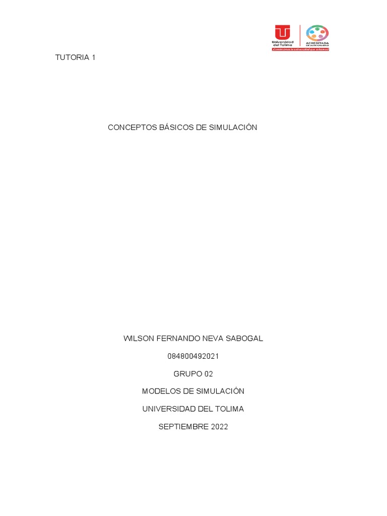 Reporte Modelos de Simulación T1 | PDF