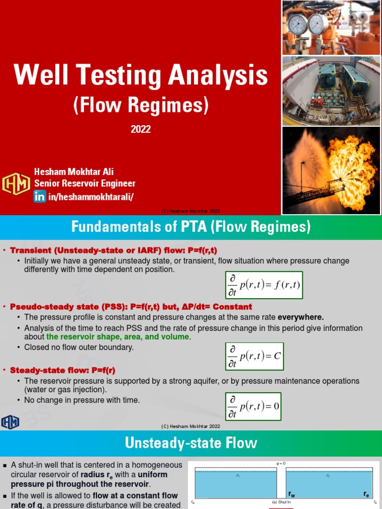 Well Testing Flow Regimes Analysis | PDF | Fluid Dynamics | Physical ...
