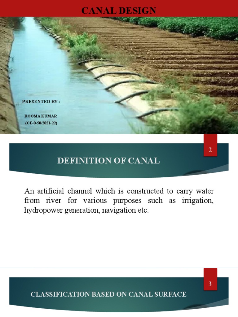 Canal Design1 | PDF | Physical Sciences | Earth Sciences