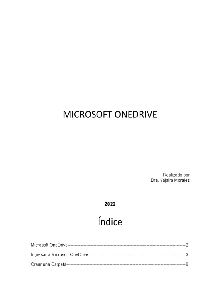 Guía de Uso de Microsoft OneDrive | PDF | Archivo de computadora | Microsoft Office