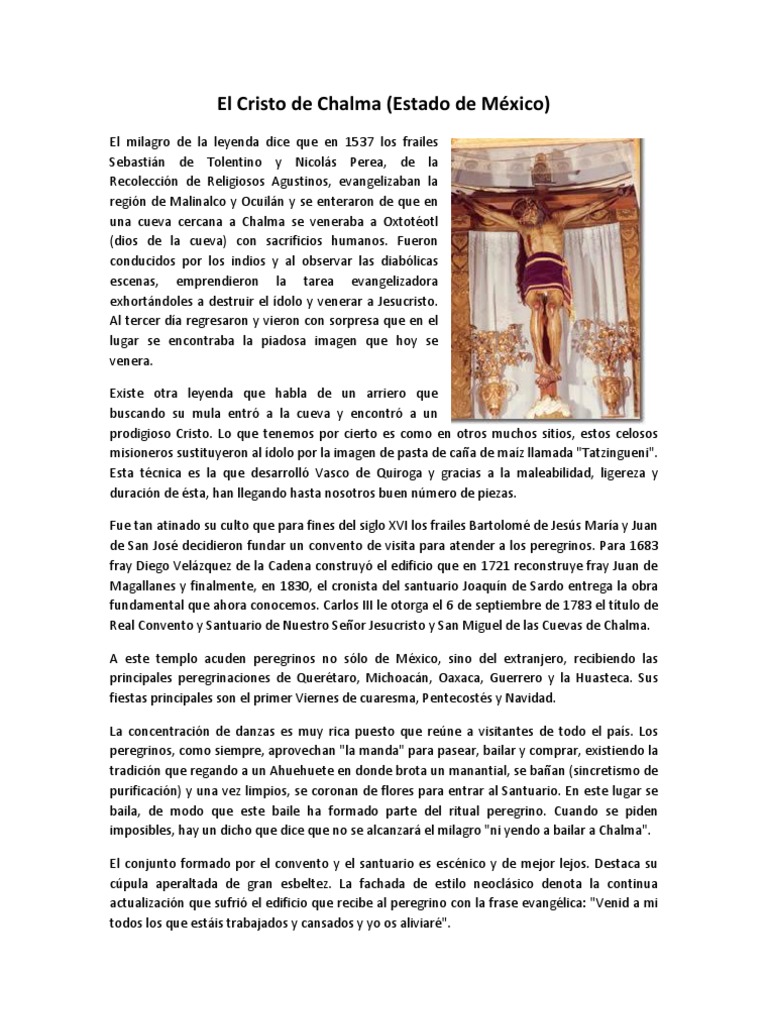 El Cristo de Chalma | PDF | azteca | Personas