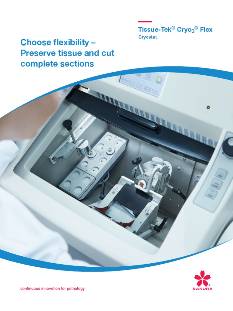 01 Rev C Brochure Tissue Tek Cryo3 Flex Cryostat | PDF | Technology ...