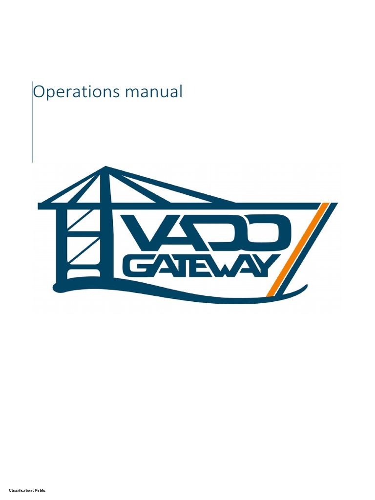 VADO Gateway Operations Manual | PDF