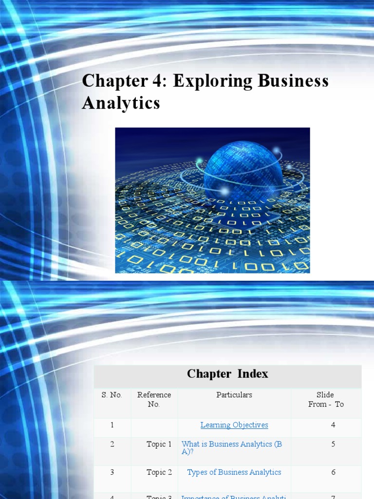 IMTC634 - Data Science - Chapter 4 | PDF | Analytics | Business Intelligence