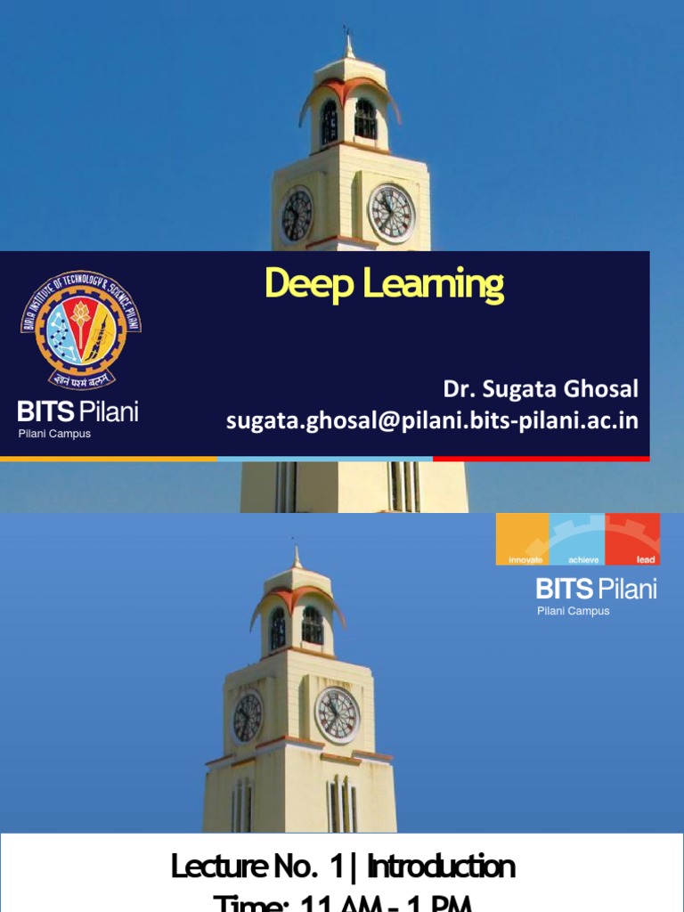 DL Slides 1 | PDF | Machine Learning | Cybernetics