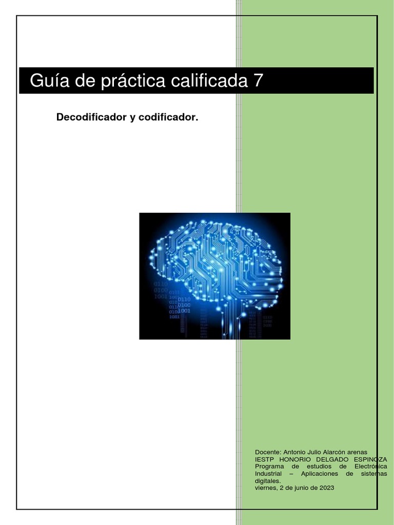 Implementación de Codificadores y Decodificadores | PDF | Decimal codificado en binario ...