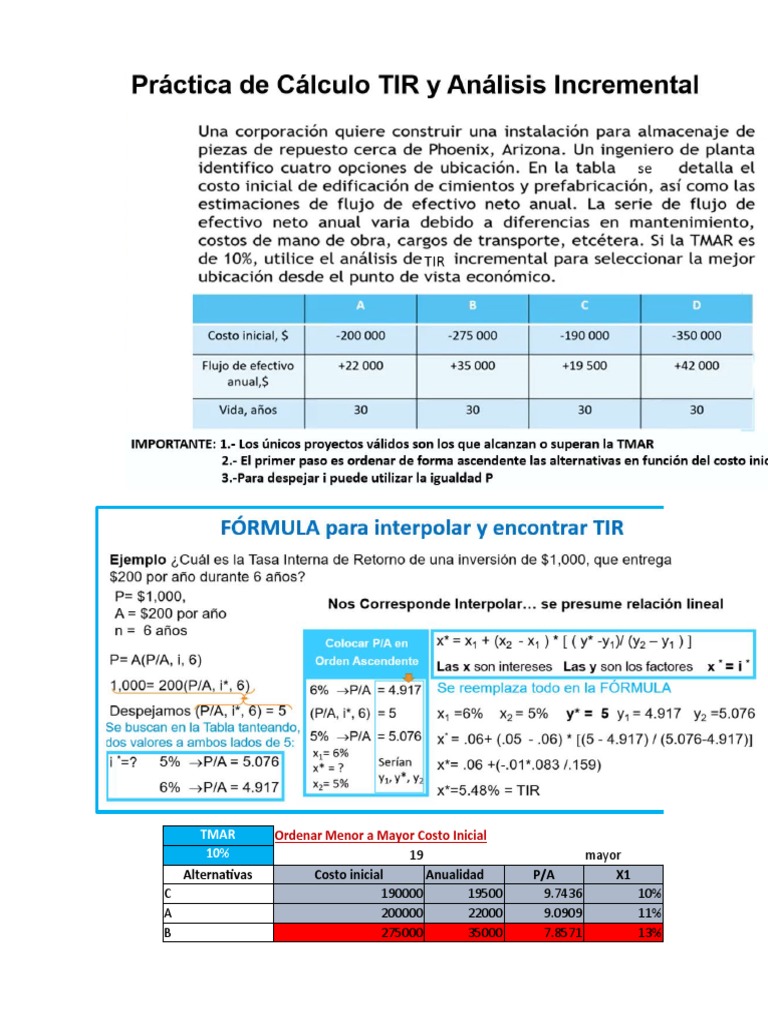 Taller 3 - Análisis Incremental - Tir | PDF