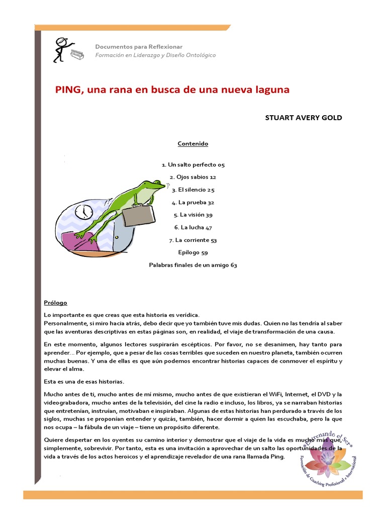 Ping Una Rana en Busca de Una Laguna | PDF | Temor | Verdad