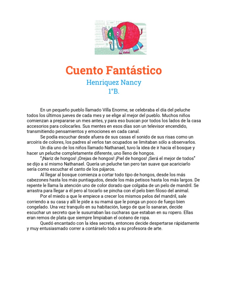 Cuento Fantástico | PDF