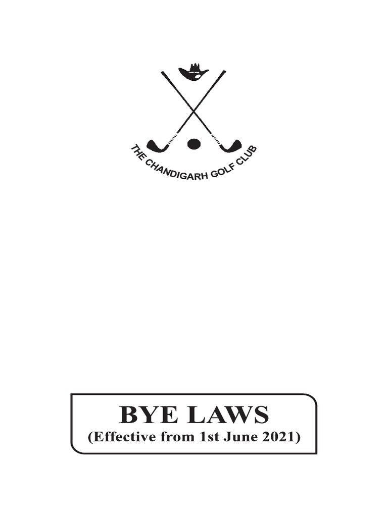 Bye Laws 2021-22 | PDF