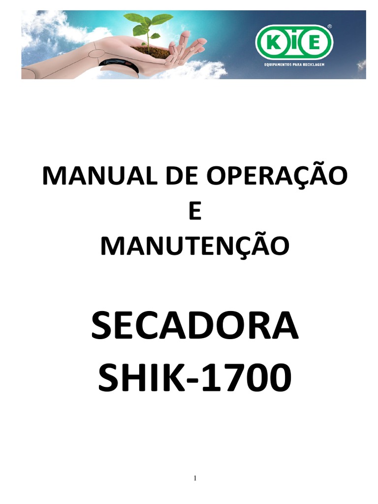 Manual Shik-1700 Autolimpante Versão 10-13 | PDF