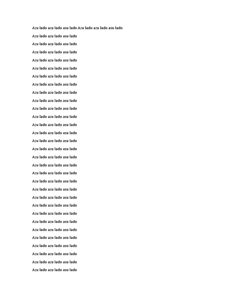 Azu Lado Azu Lado Asu Lado Azu Lado Azu Lado Asu Lado | PDF