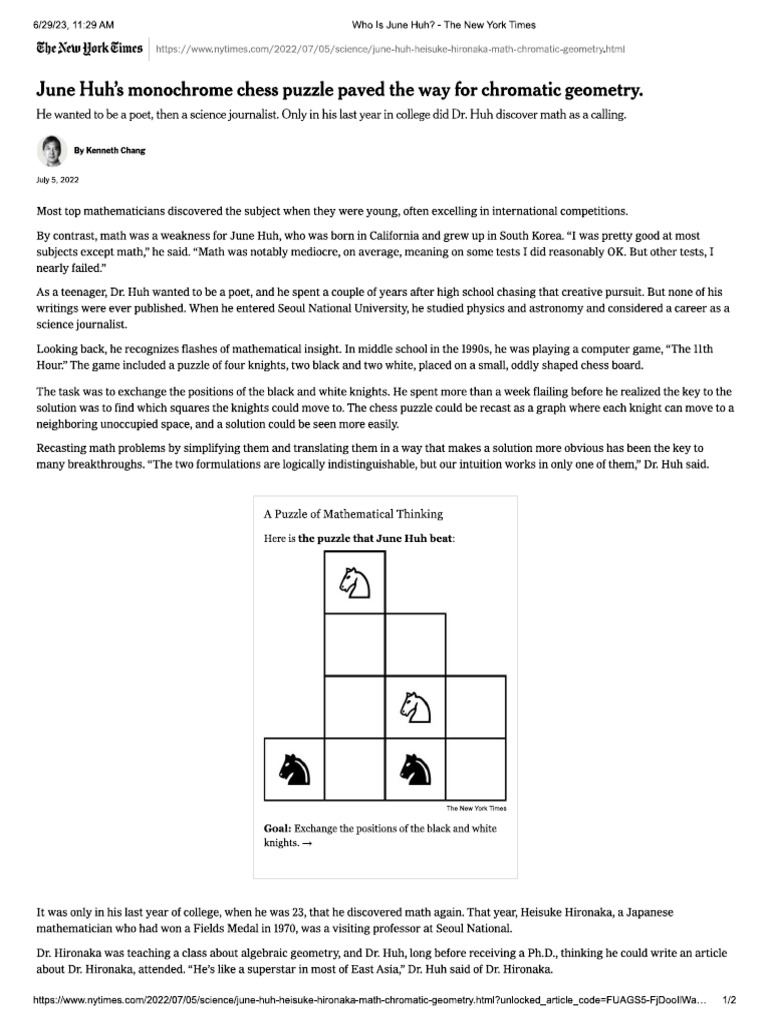 June Huh Nyt | PDF