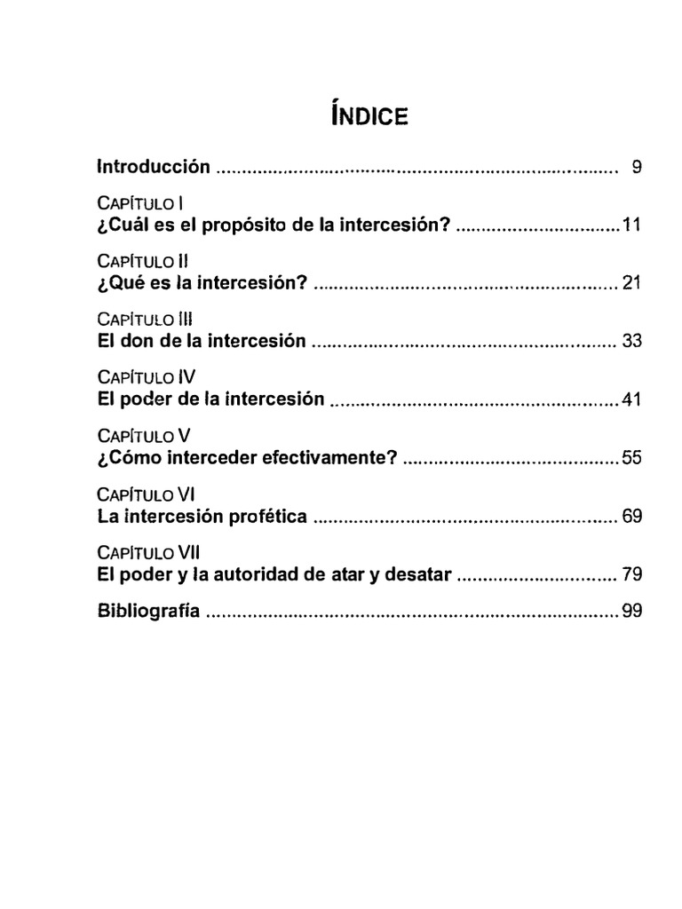 El Poder de La INTERSECION | PDF | Intercesión | Oración