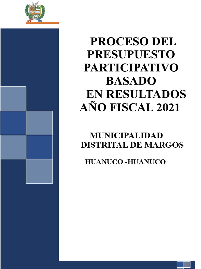 Inf. Final Pto. Participativo. 2021 | PDF