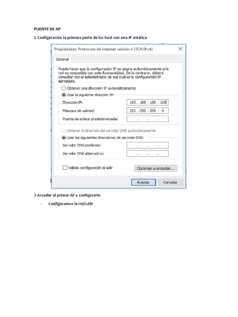 Practicas de Redes Inalambricas | PDF