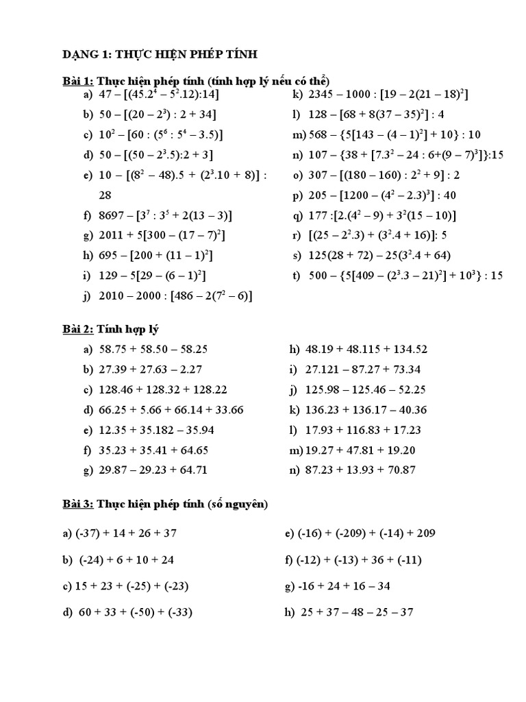 Toan 6 (6th Grade Vietnamese Math) | PDF