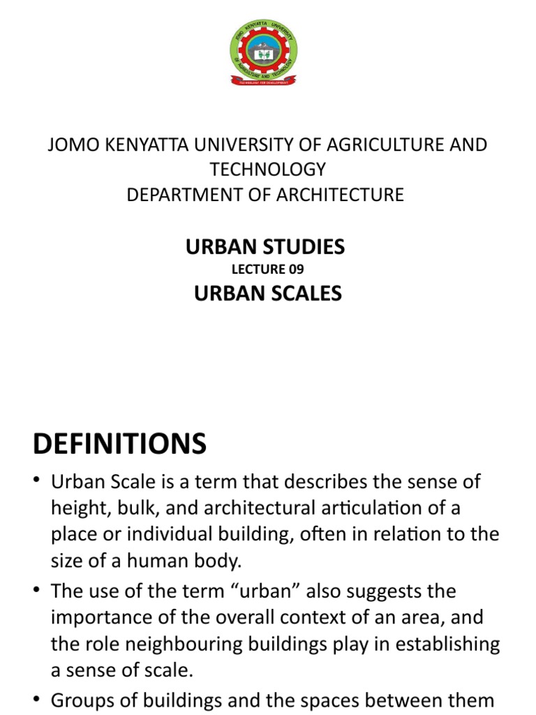 Urban Scale Insights for Architects | PDF | Angle