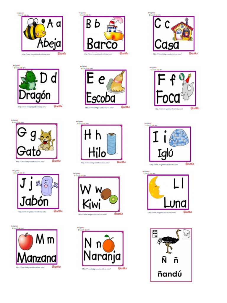 Abecedario en Español | PDF