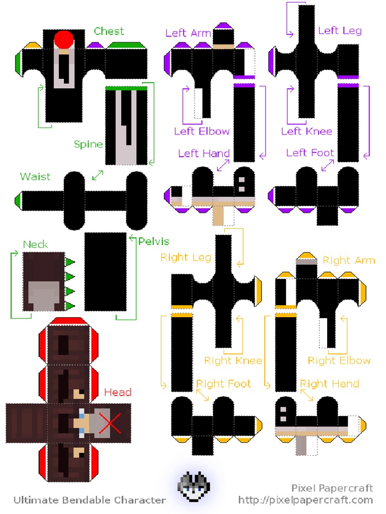 Minecraft Bendable Character | PDF