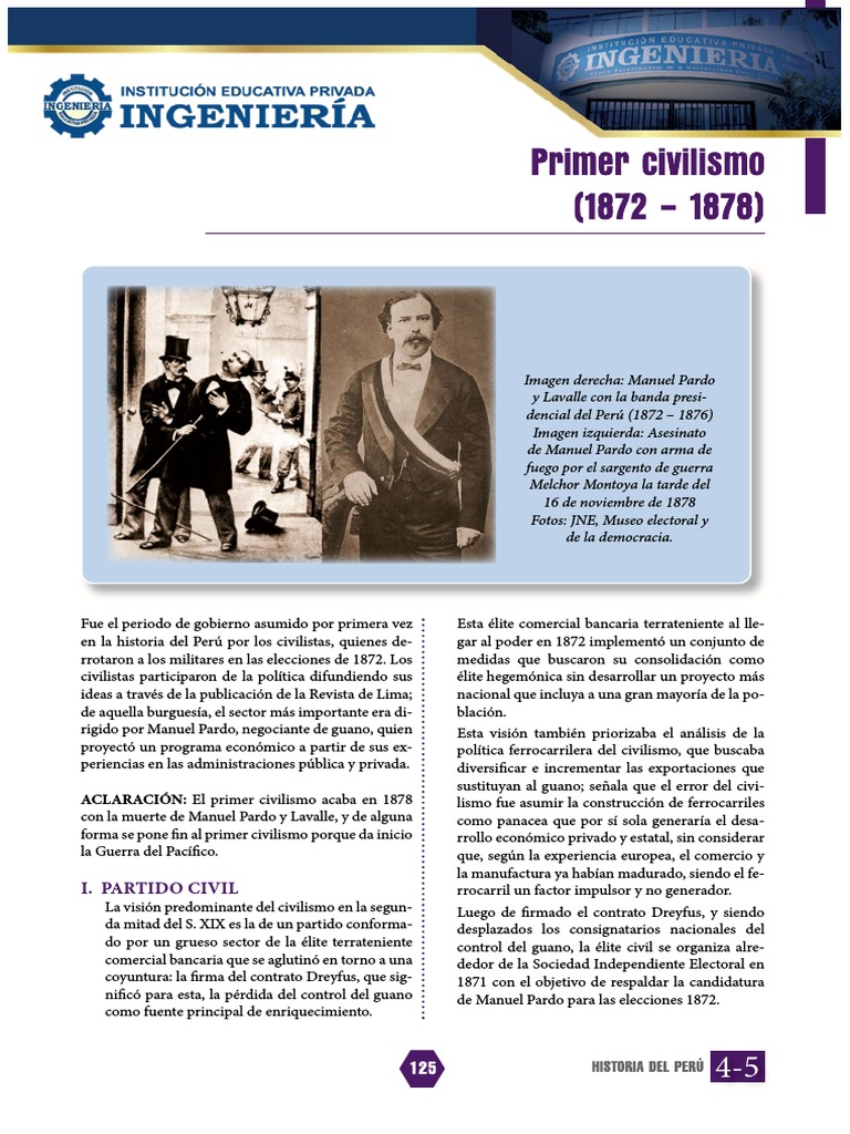 Civilismo | PDF | Perú