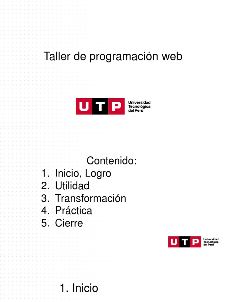 S01.s1 Estrutura Básica de La Página Web | PDF | HTML | Red mundial