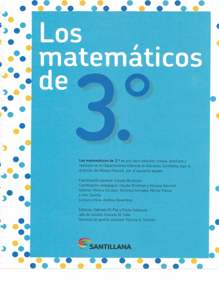 Los Matematicos de 3ro | PDF