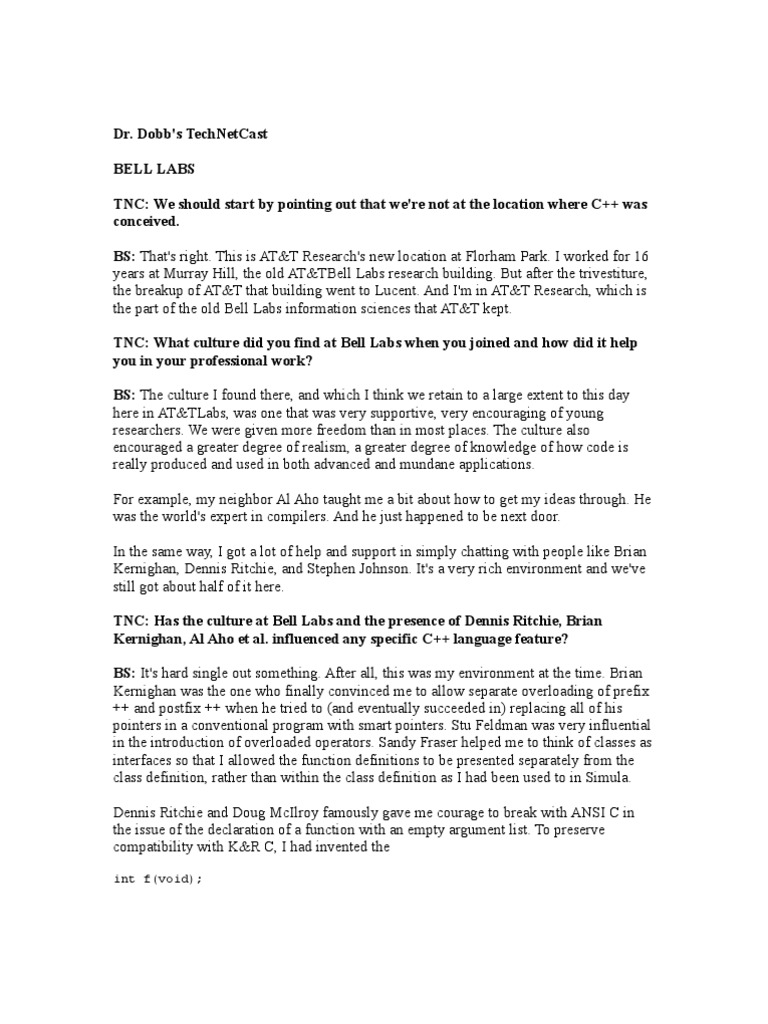 Interview 11 | PDF | C++ | Class (Computer Programming)