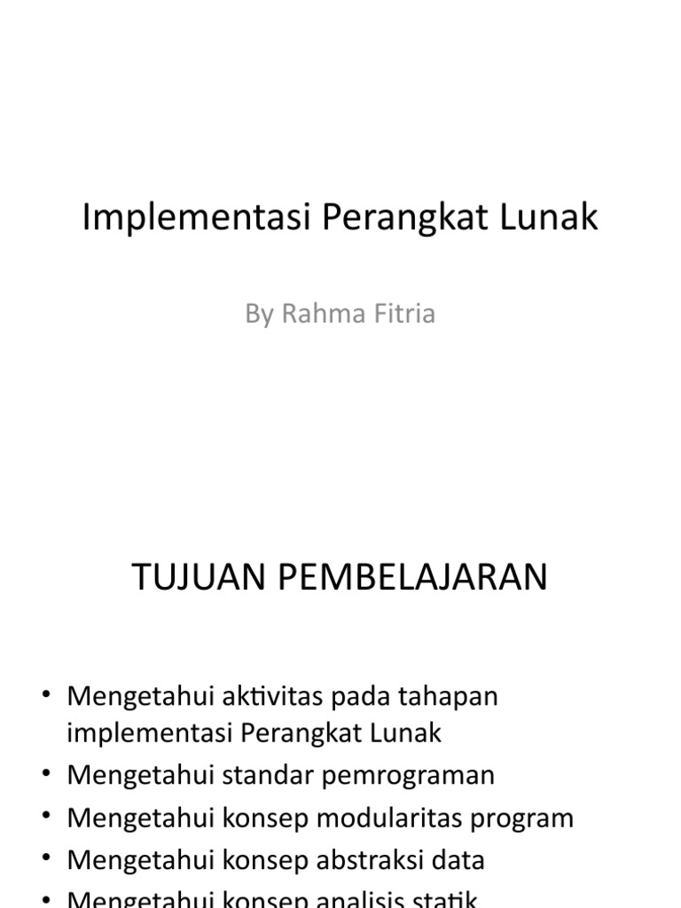 Implementasi PL | PDF