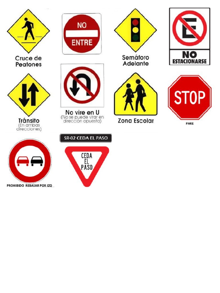 10 señales de transito | PDF