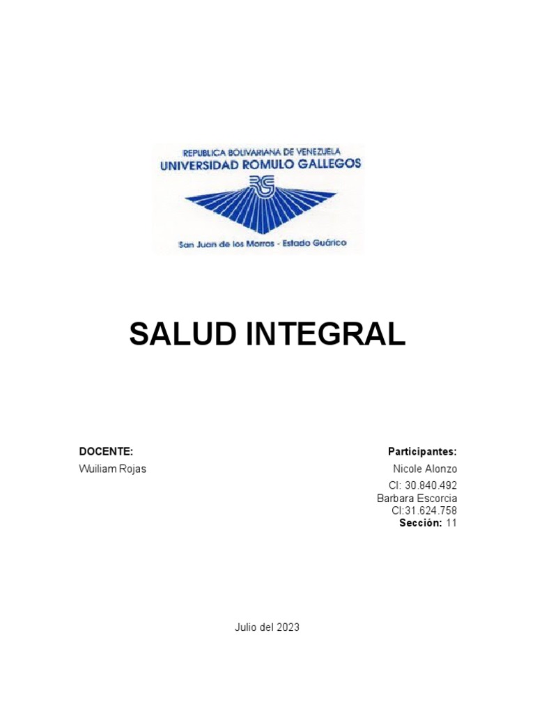 Salud Integral | PDF