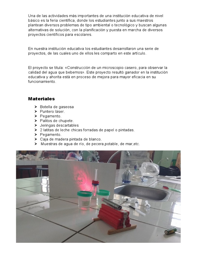 PROYECTO de CIENCIAS | PDF