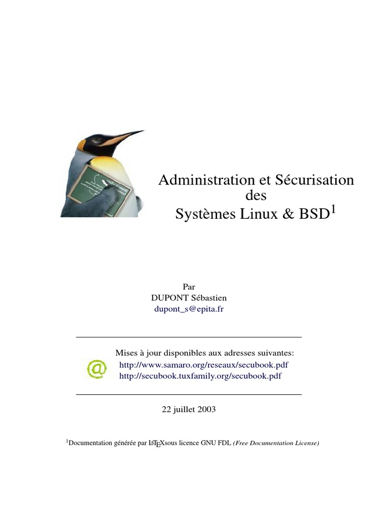 Administration des Systèmes Linux/BSD | PDF | Gestion informatique ...