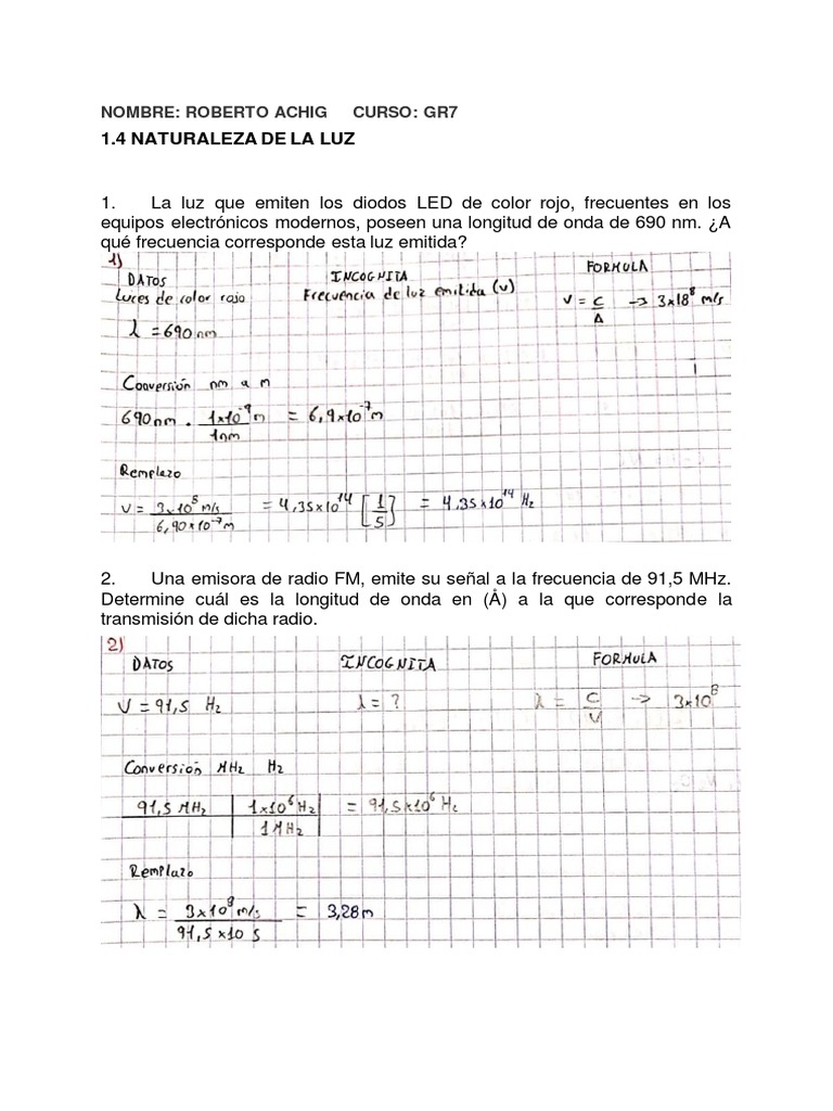 Deber 8 Química | PDF