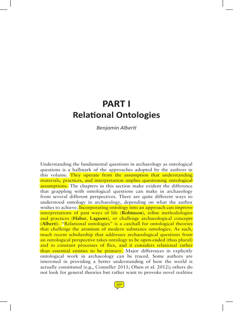 Alberti (2013) Relational Ontologies | PDF | Ontology | Concept
