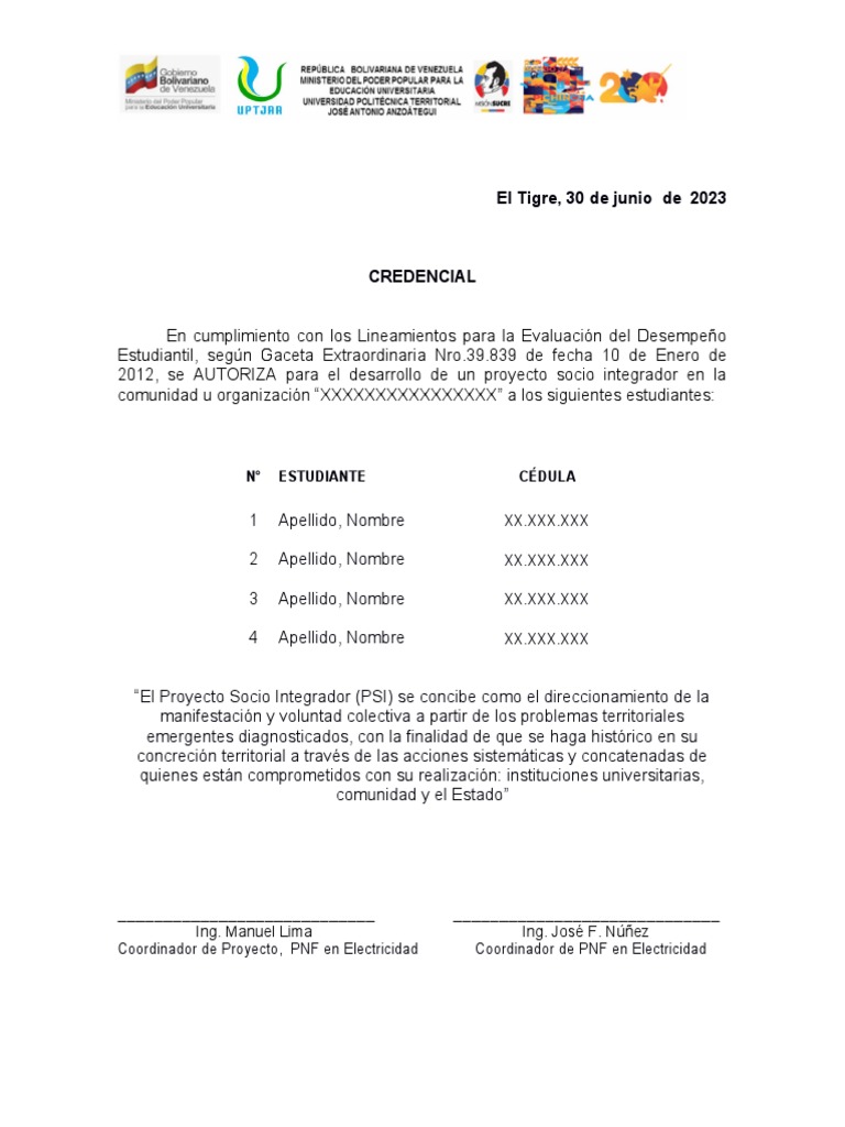 Credencial Psi Pnfe | PDF