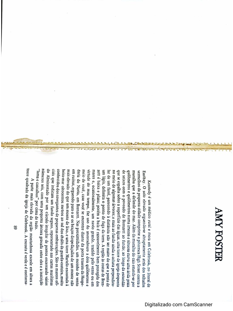 Amy Foster de Joseph Conrad | PDF