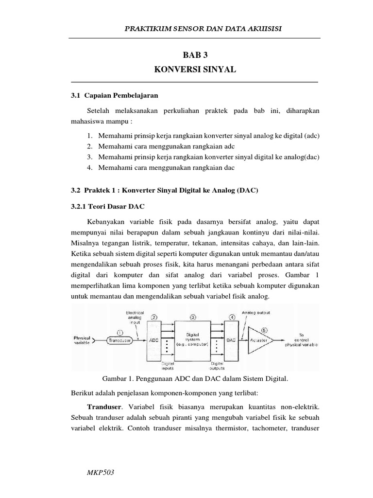 Percobaan ADC DAC | PDF
