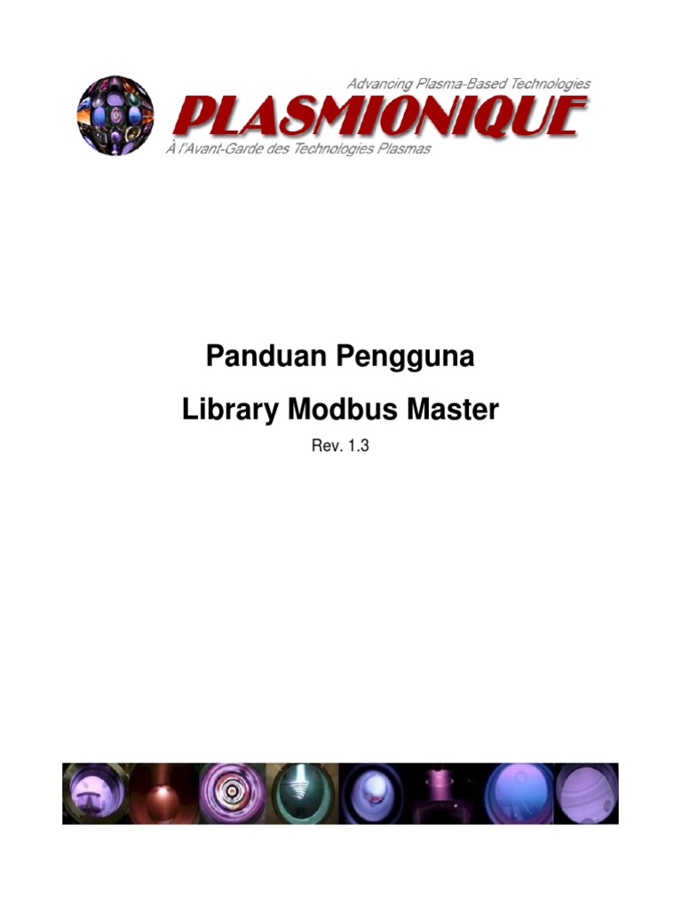 Modbus Master Library Plasmionique | PDF