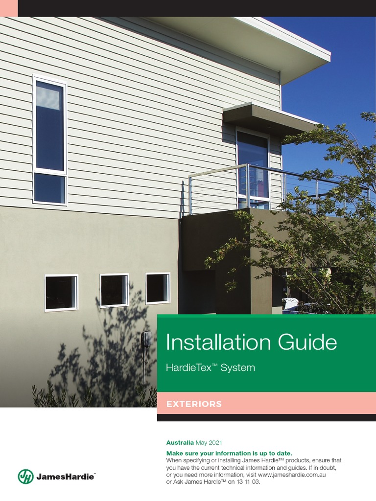 JH HardieTex System TechnicalSpec 190421 | PDF | Framing (Construction ...