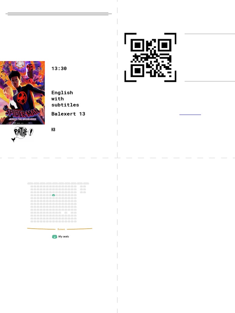 E Billet | PDF | Ticket (Admission) | Movie Theater