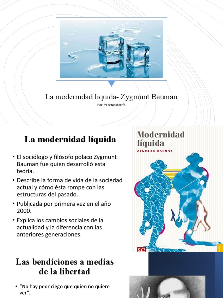 Presentación Modernidad Líquida | PDF | Modernidad | Teorías filosóficas