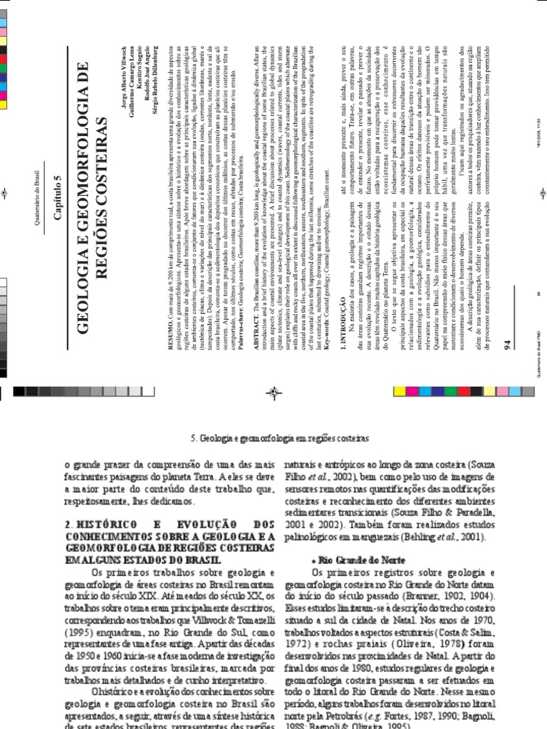 Cap 05 Quaternário Do Brasil | PDF | Mar | Placas tectônicas
