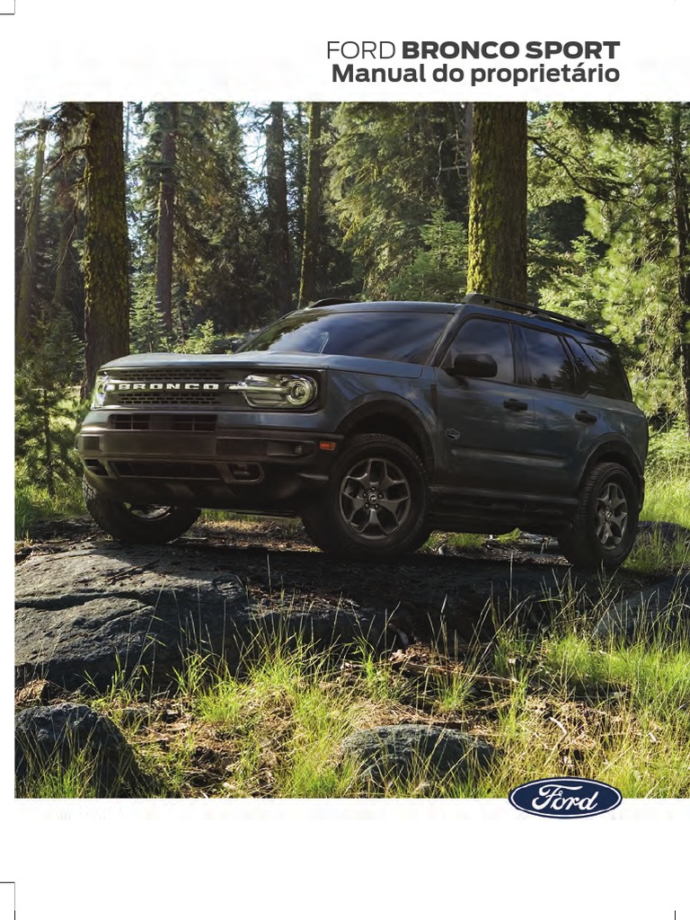 Manual Do Proprietário Ford Bronco Sport 2022 | PDF | Airbag | Ar ...